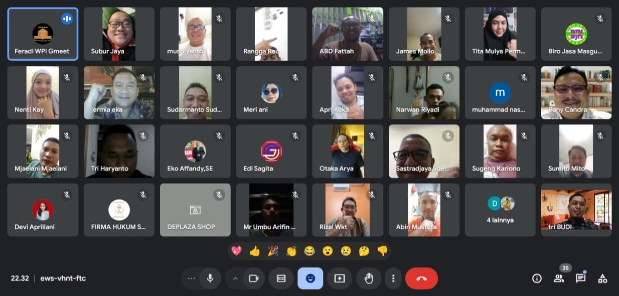 FERADI WPI dan PT Kawan Jari Grup Sukses Selenggarakan Pelatihan Hukum ...