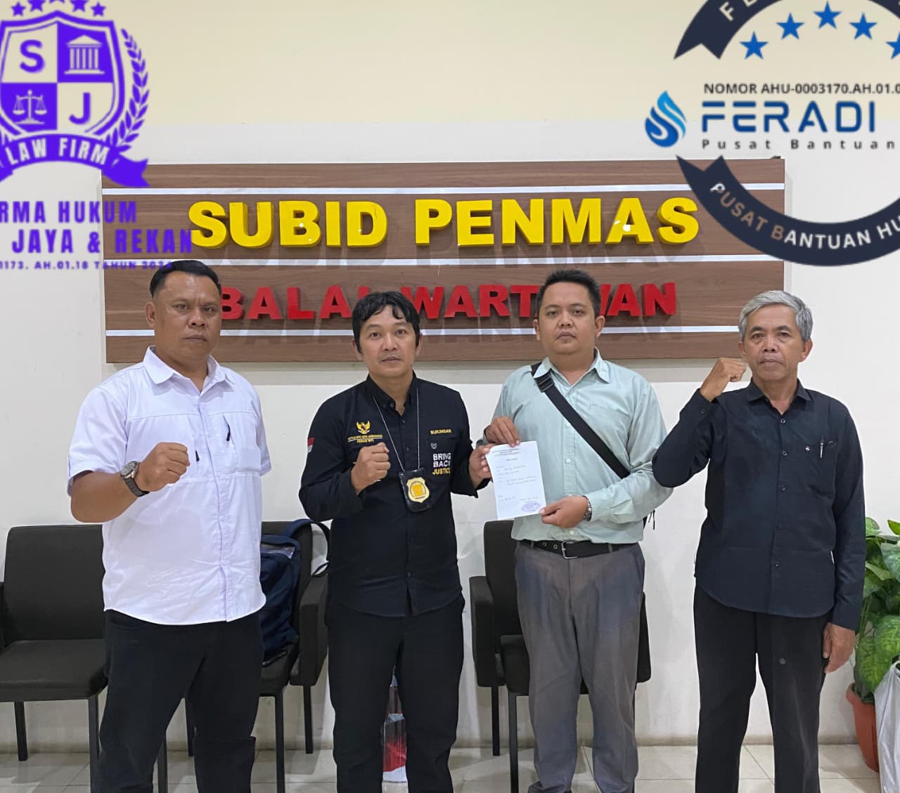 Warga Kendal Didampingi FERADI WPI dan GJL GAMAT-RI Laporkan Dugaan ...